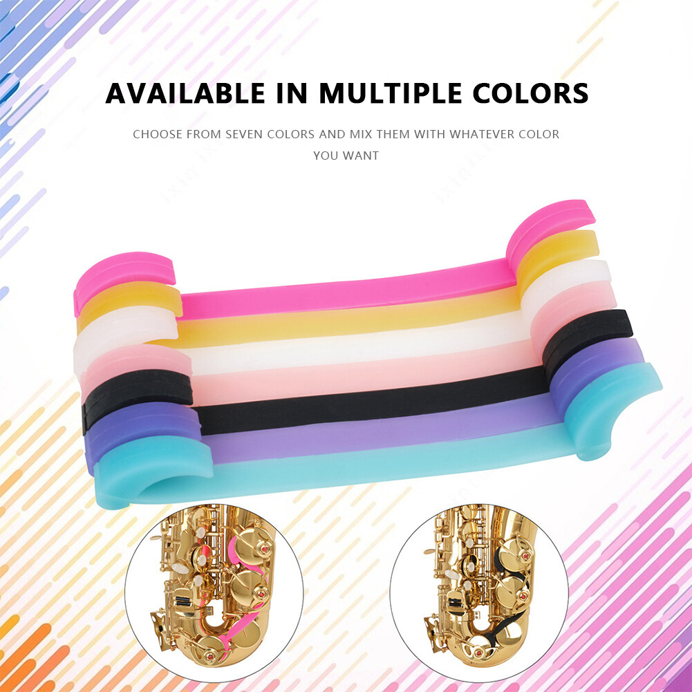 Anti-sticking Tool Tenor Alto Sax Pad Silicone Colored Cleaning ...