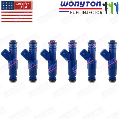 6pcs Fuel Injector 0280150158 for Porsche 911 924 944 2.5L 3.2L Flow ...