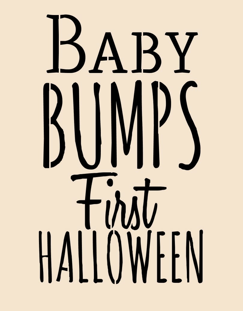 Stencil Baby Bump Maternity Pregnant Halloween for crafting Shirts ...