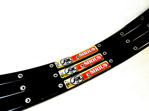NOS RARE FIR SIRIUS BLACK 28'' TUBULAR RIMS Made in ITALY Black 36 hole ...