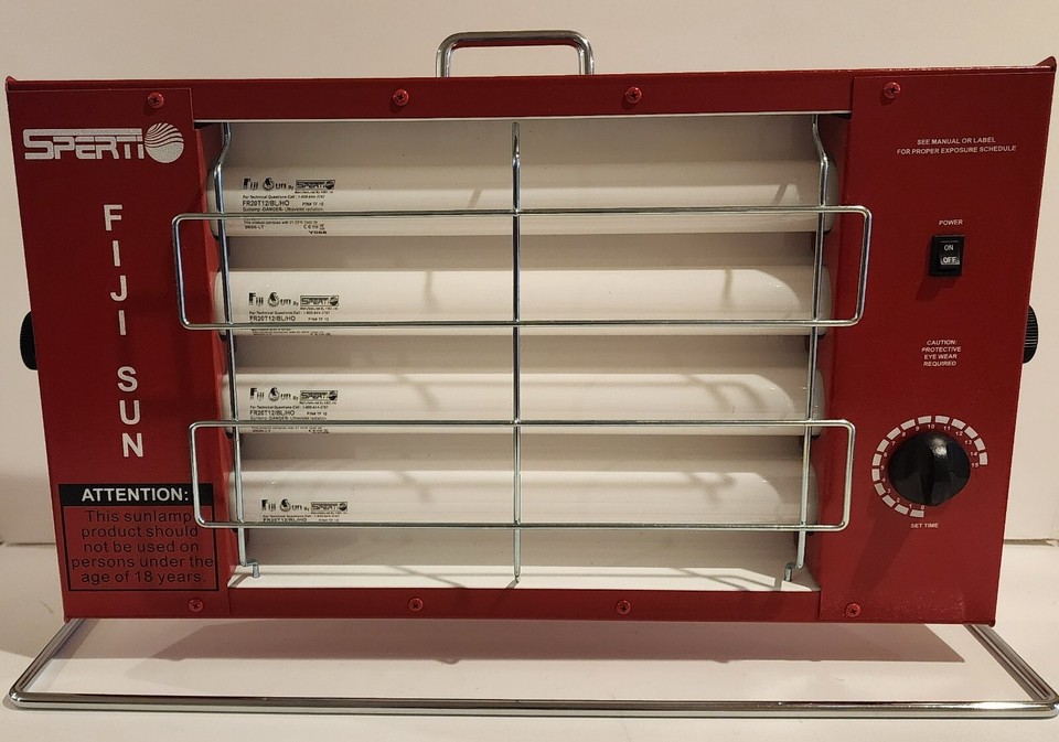 Sperti Fiji Sun Indoor Adjustable Tanning Lamp Bed Dark Tan At Home ...