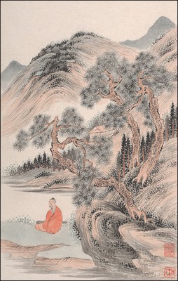 Chinese Paintings: Landscape with Man - Fine Art Print | eBay