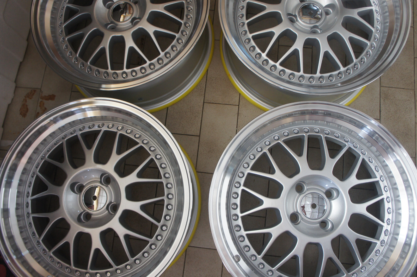 JDM 17" mesh wheels vs xx Style for Honda civic eg6 integra dc2 eg ef ...