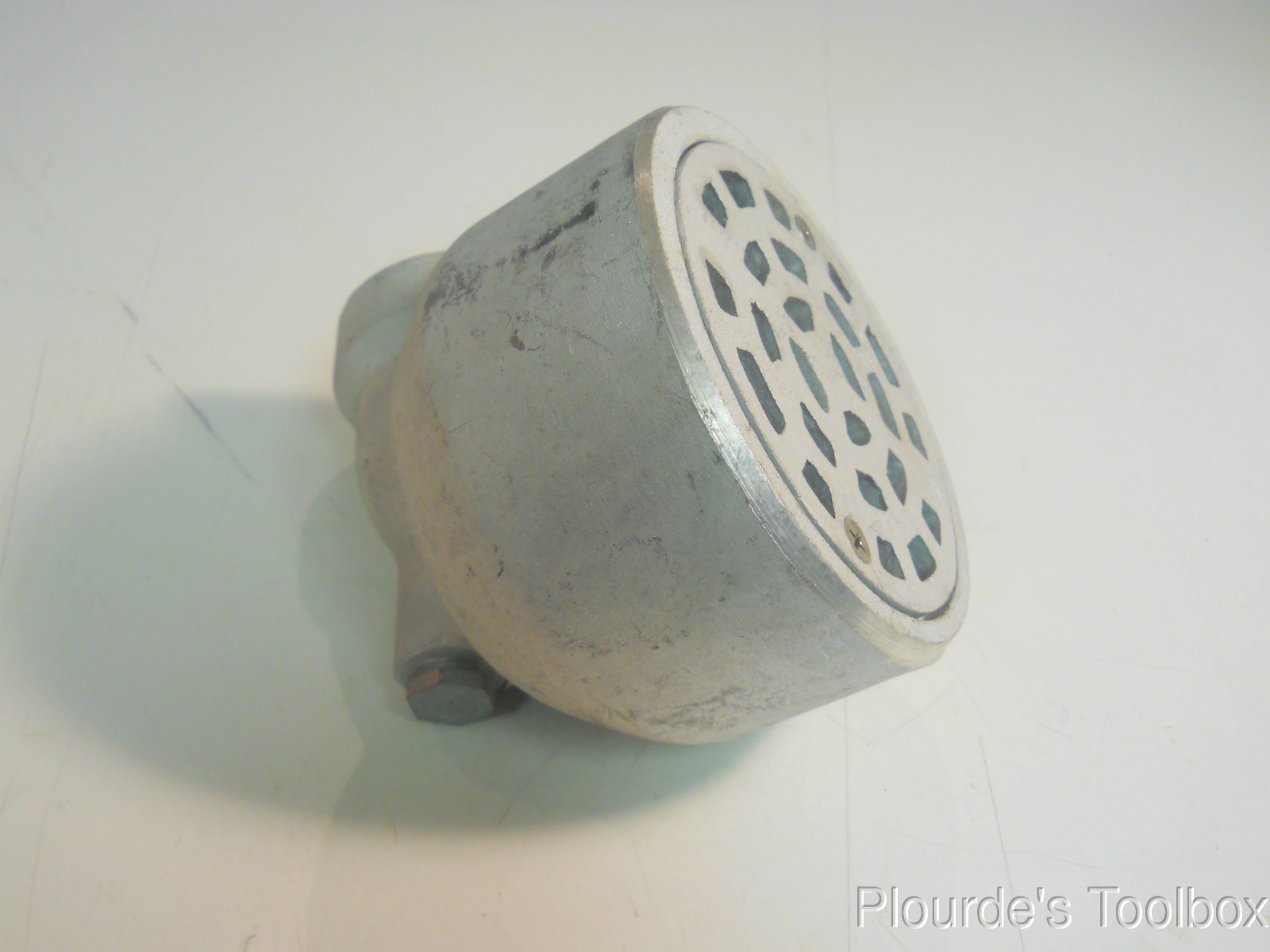 NOS Wager 1-1/2" Socket Weld Aluminum Heavy Wall Angled Deck Drain ...