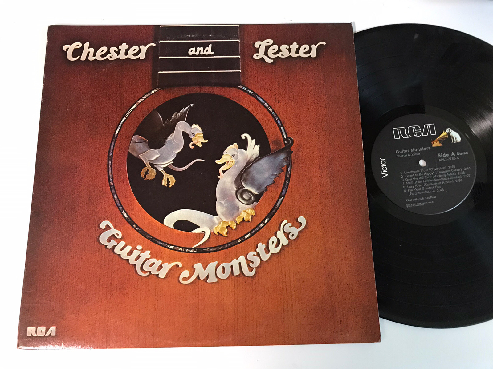 Chester And Lester ‎LP Guitar Monsters Chet Atkins Les Paul | eBay