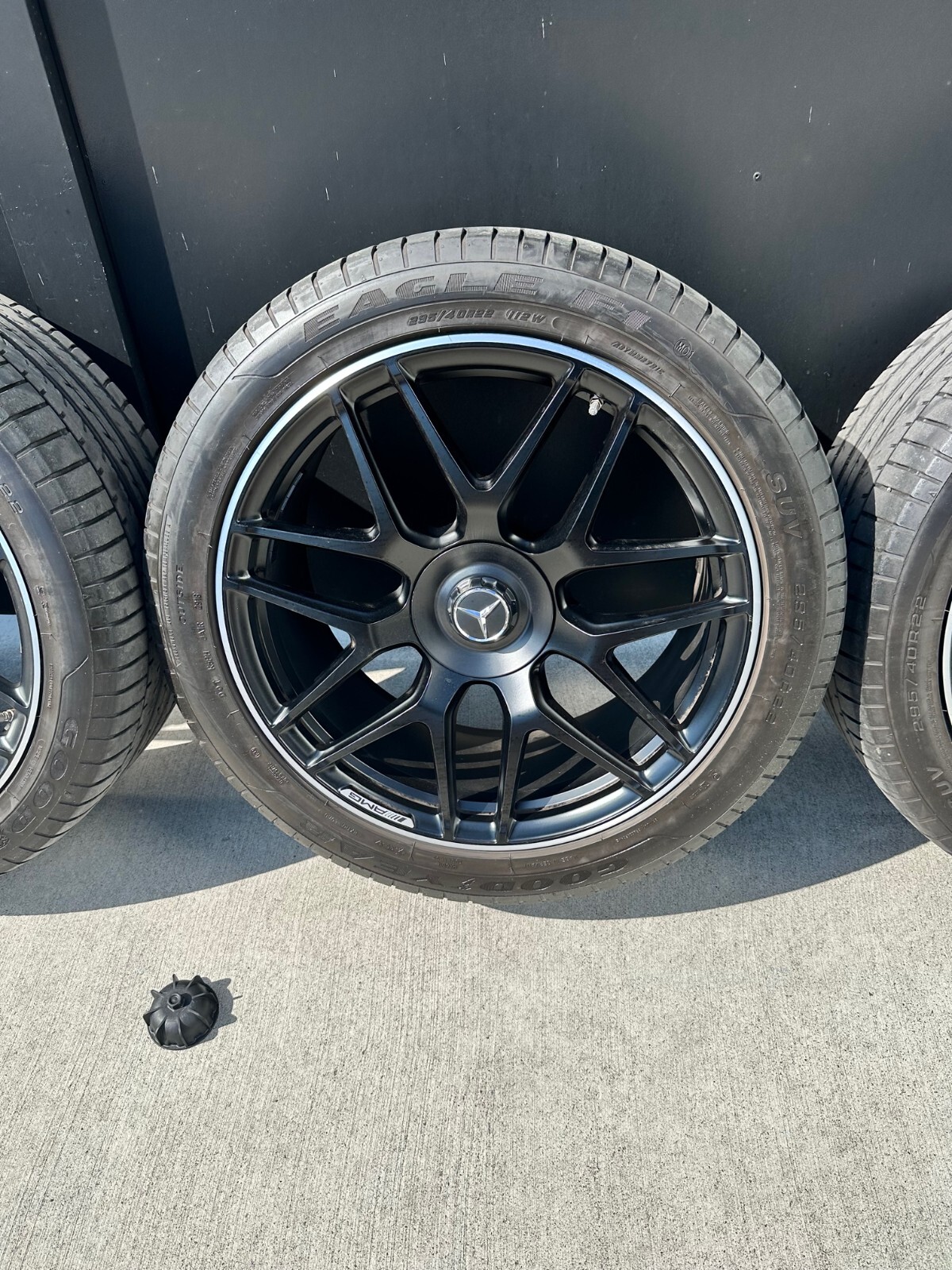 22" Mercedes AMG G WAGON G63, G55, G550 Wheels Factory Set 4 w/Center ...