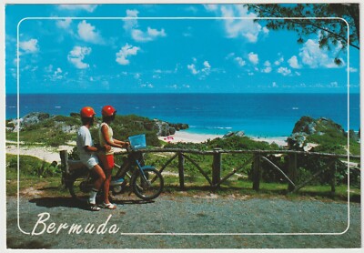 Warwick Long Bay Bermuda Vintage Postcard Posted 1989 Bermuda Stamp | eBay