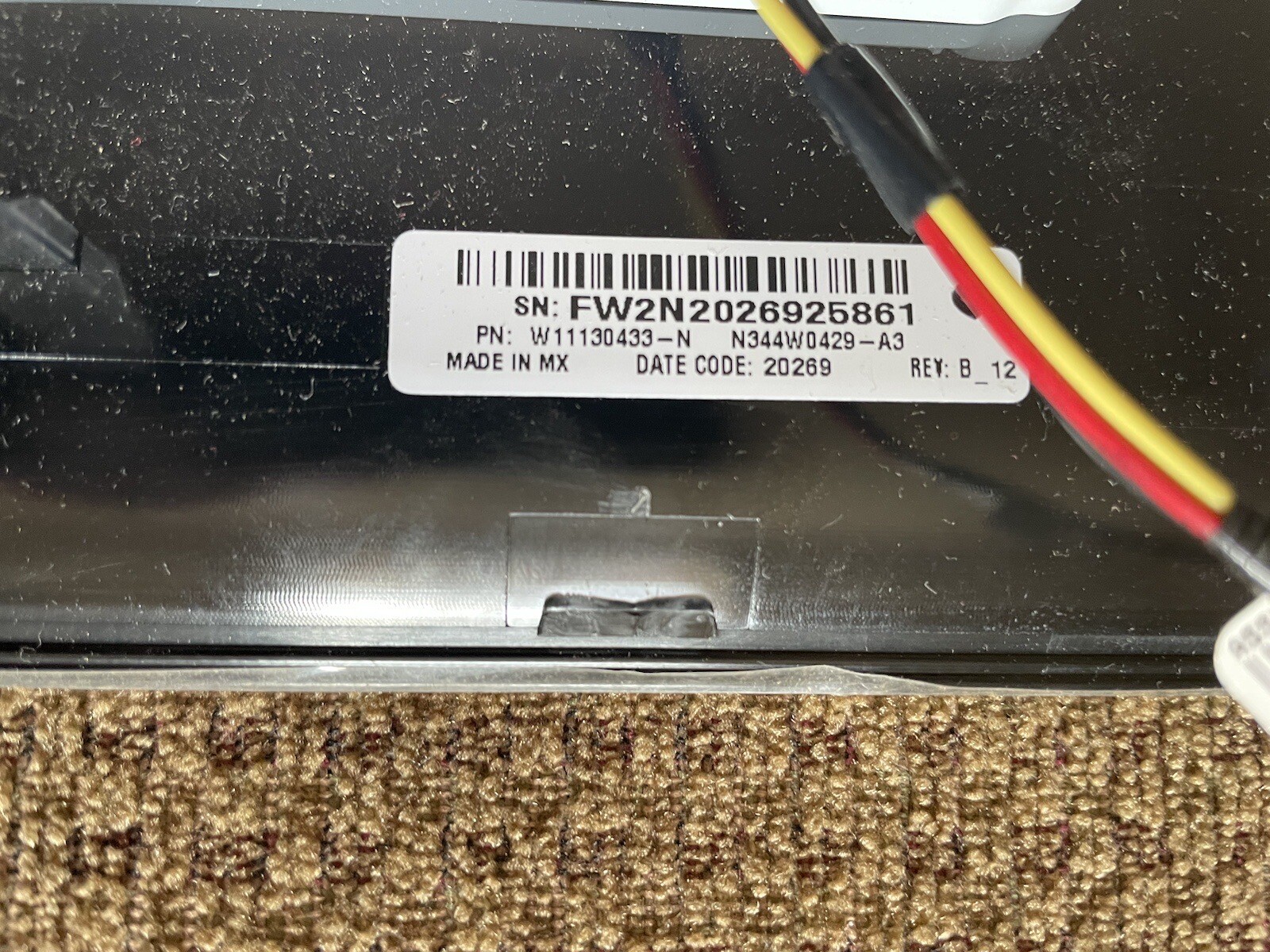 Maytag+W11478526+Washing+Machine+Control+Panel+-+Gray for sale online ...