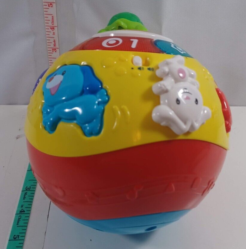 VTech Wiggle and Crawl Ball Educational Rolling Infant Baby Interactive ...