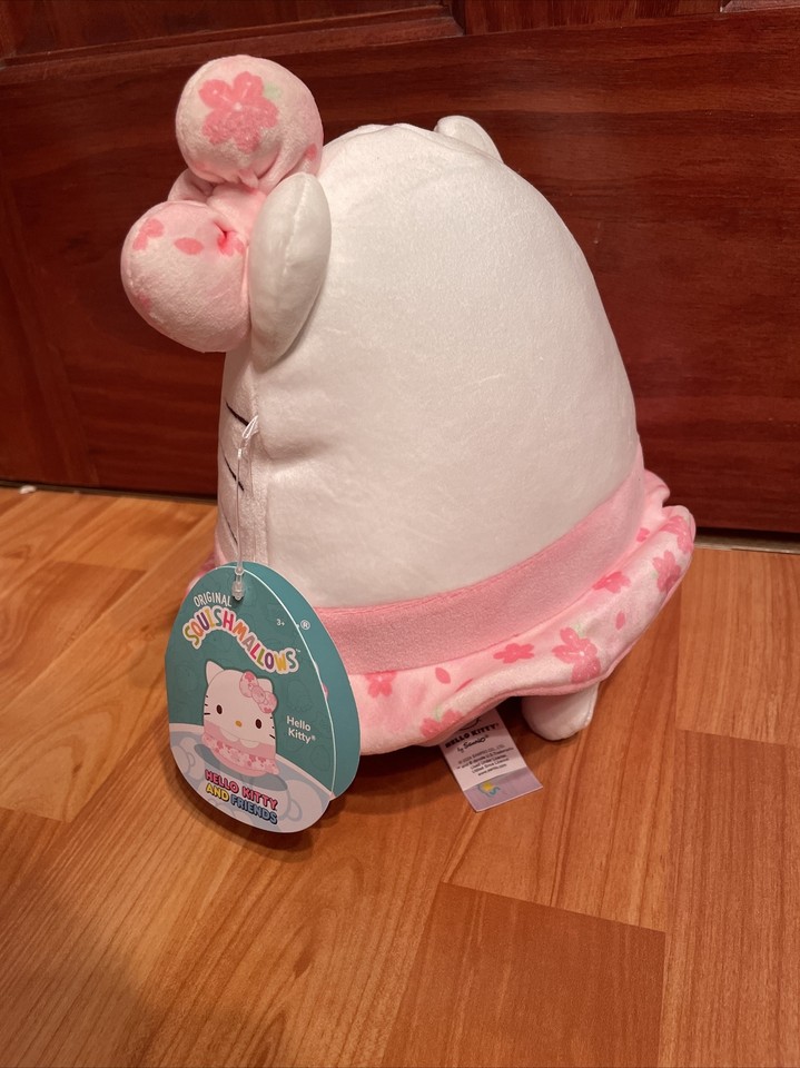 2024 Hello Kitty Pink Dress 8” Squishmallow Easter / Spring Edition HTF ...