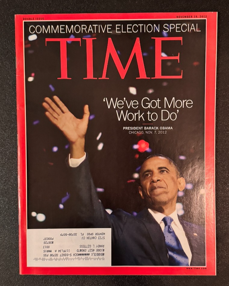 Time Magazine November 19, 2012 Commemorative Election Special Barack ...