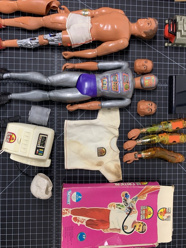 THE SIX MILLION DOLLAR MAN plus MASKATRON COLLECTION Lot of 18 Misc ...