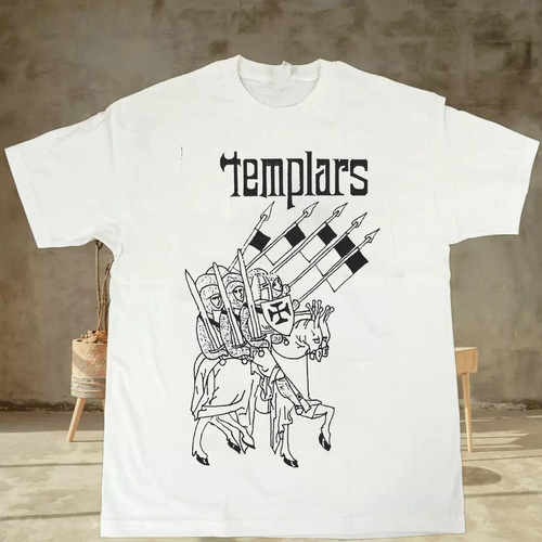 Collection The Templars Tour Band White Cotton T Shirt Full Size S-5XL ...