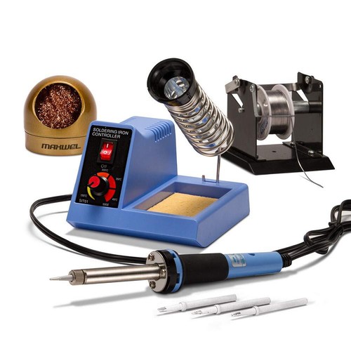 Soldering Iron Station Solder Kit - 48W 110V Soldering Tool Set Temp ...