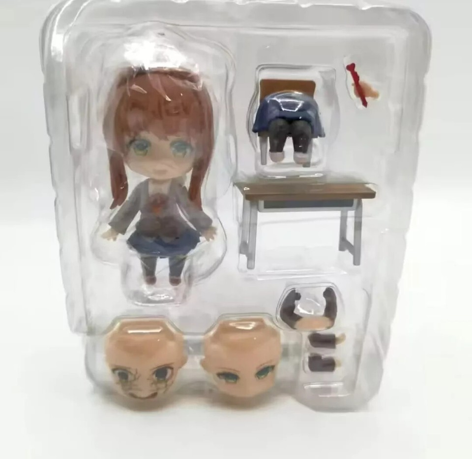 Anime Doki Doki Literature Club Monika Nendoroid 1817 PVC Toys Action ...