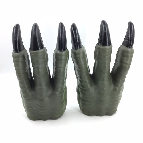Jurassic World JW Velociraptor Raptor Green Costume Claws Feet Hands ...