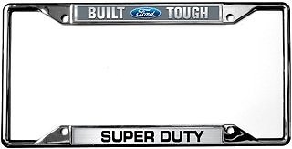 Ford Super Duty Built Tough License Plate Frame : Chrome | eBay