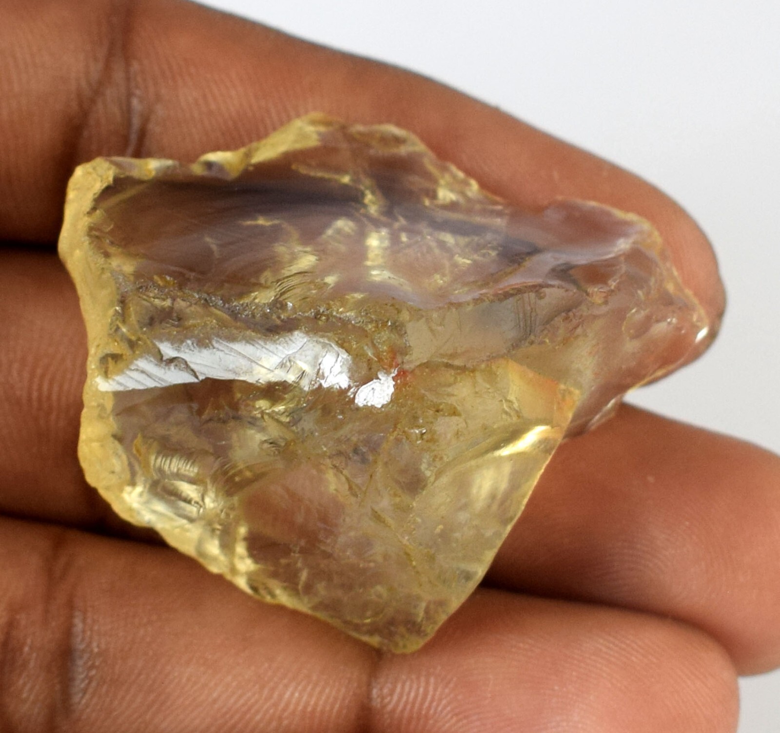 Brasiliano Naturale Limone Topazio 137.50 KT Gemma Grezzo Collezione ...