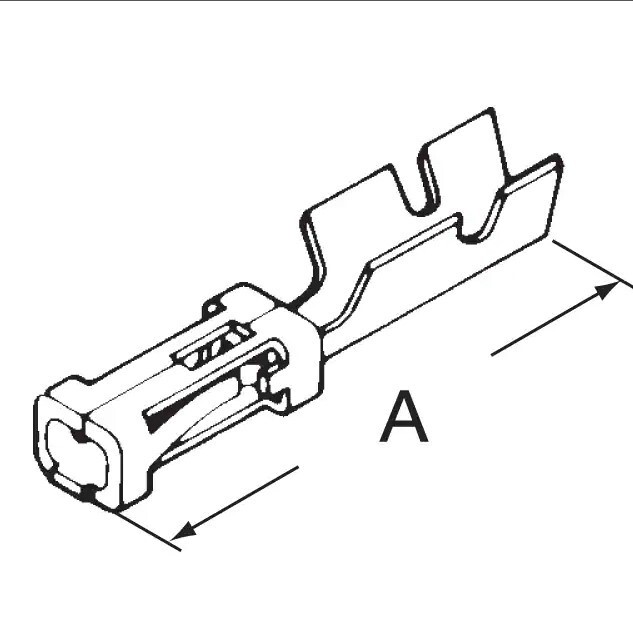 x25 AMP 1-874699-3 CONNECTOR .100 2.54mm FEMALE 8 PIN INLINE HOUSING ...