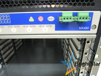 Juniper CHAS-BP3-MX480 Chassis w/ 4x PWR-MX480-2520-AC PS 1x FFANTRAY ...
