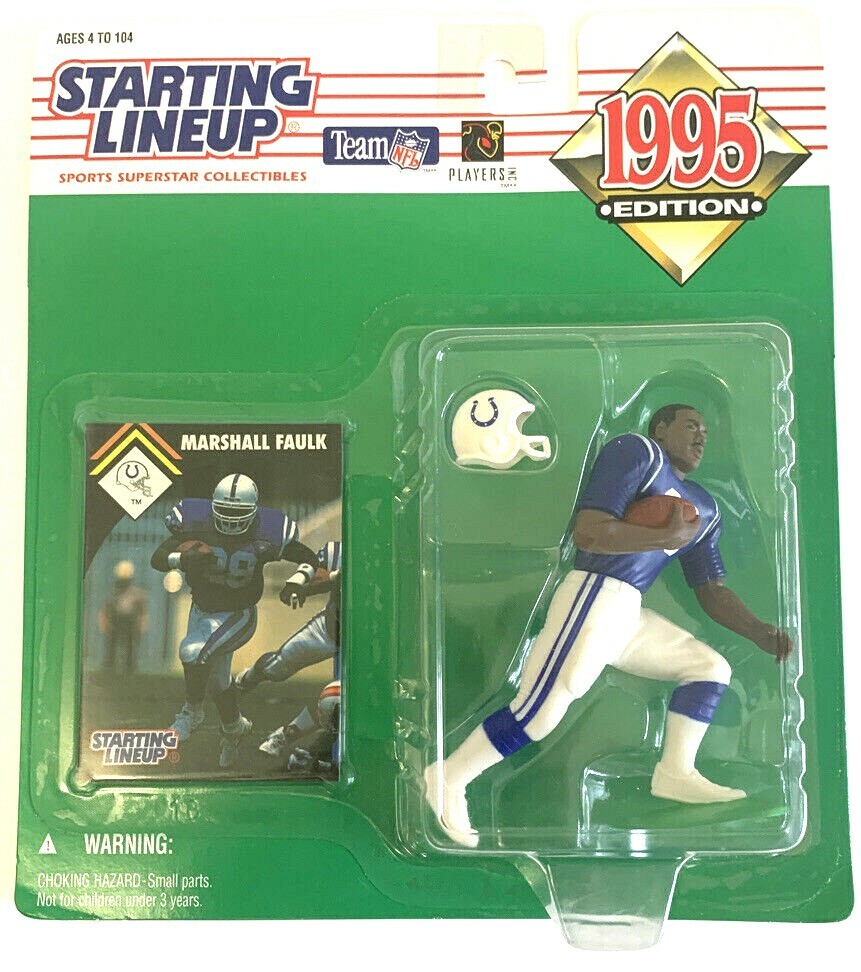 Marshall Faulk 1995 Starting Lineup Rookie Indianapolis Colts NFL ...