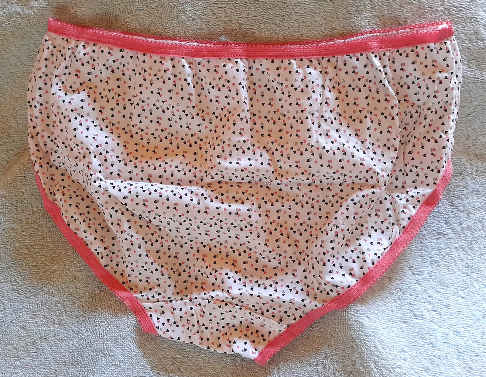 3 Pack Girls Pinks Glitter Bow Print Briefs Knickers 13-14 yrs Ladies ...