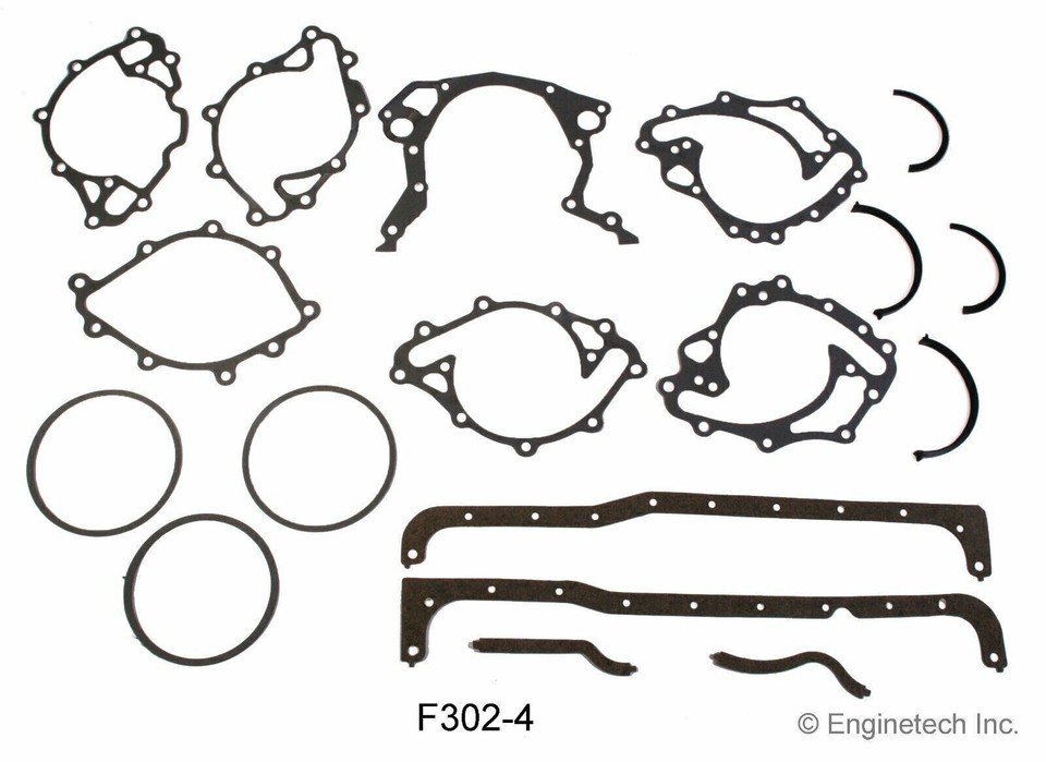 Engine Rebuild Kit with Moly Rings for Late 1965-1968 Ford 4.7L/289 OHV ...