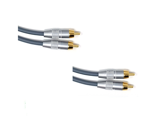 2x HOSA CRA530 30FT Gold Plated OFC RCA Cable Stereo Audio SPEAKER ...