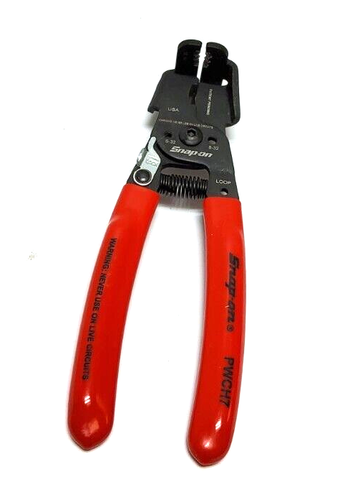 New Snap-on™ RED 7" Inline Wire Stripper/Cutter 10 AWG–20 AWG PWCH7 | eBay