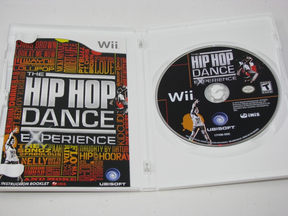 The Hip Hop Dance Experience (Nintendo Wii, 2012) Complete manual ...