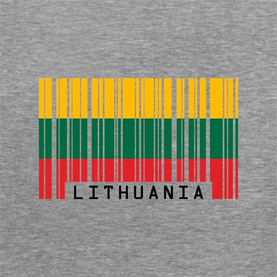 Lithuania Barcode Style Flag - Kids Hoodie / Sweater - Lithuanian ...
