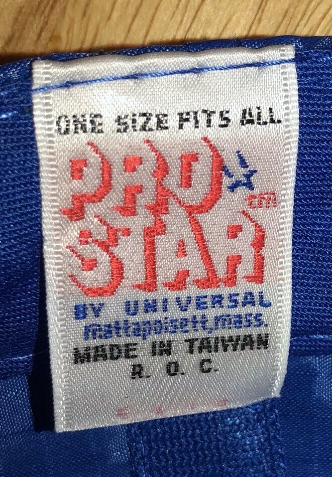 VTG 80s DETROIT PISTONS Rip Stop Pro Star by Universal Nylon Hat Cap ...