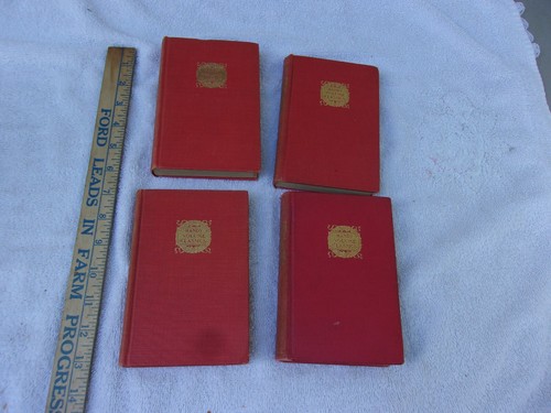 4 Handy Volume Classics Antique Poem Book Lot Henry Longfellow Tom ...