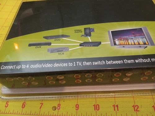 GE 4-Device Audio/Video Switch with RCA model 83344 | eBay