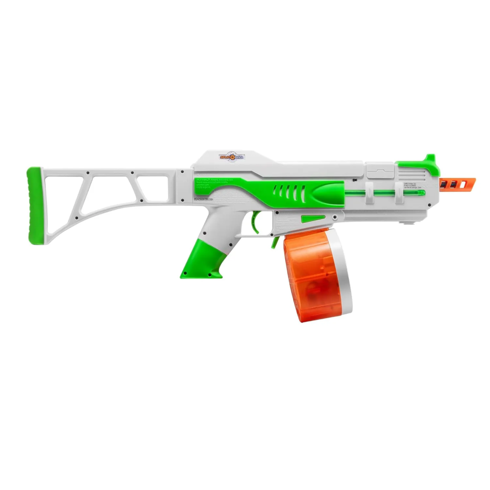 SplatRBall SRB1200 Pyro Full Auto Gel Ball Blaster Kit 1200rd Drum LED ...