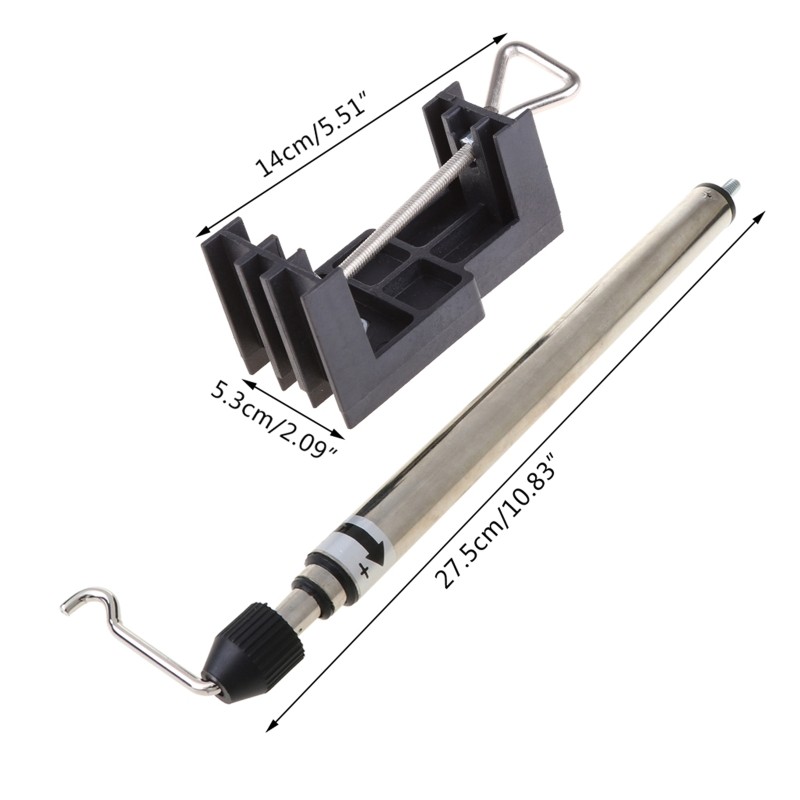 Clamp-on Shaft Rotary Grinder Drill Bracket Stand Holder Hanger With ...