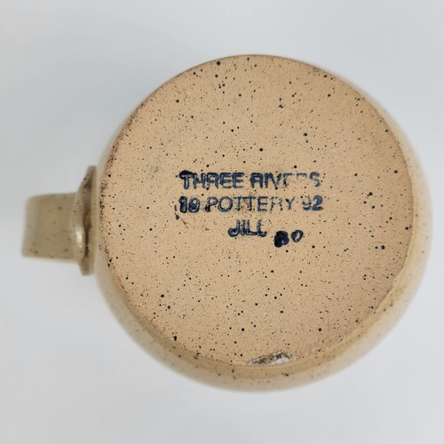 Vtg 1992~Three Rivers Pottery Ingrid Pattern~Creamer/Small Pitcher 3.5 ...