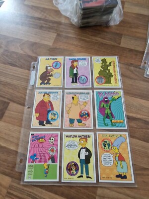 The Simpsons Trading Cards Skybox Base Set Les Simpson Cartes 1994 - 9 ...