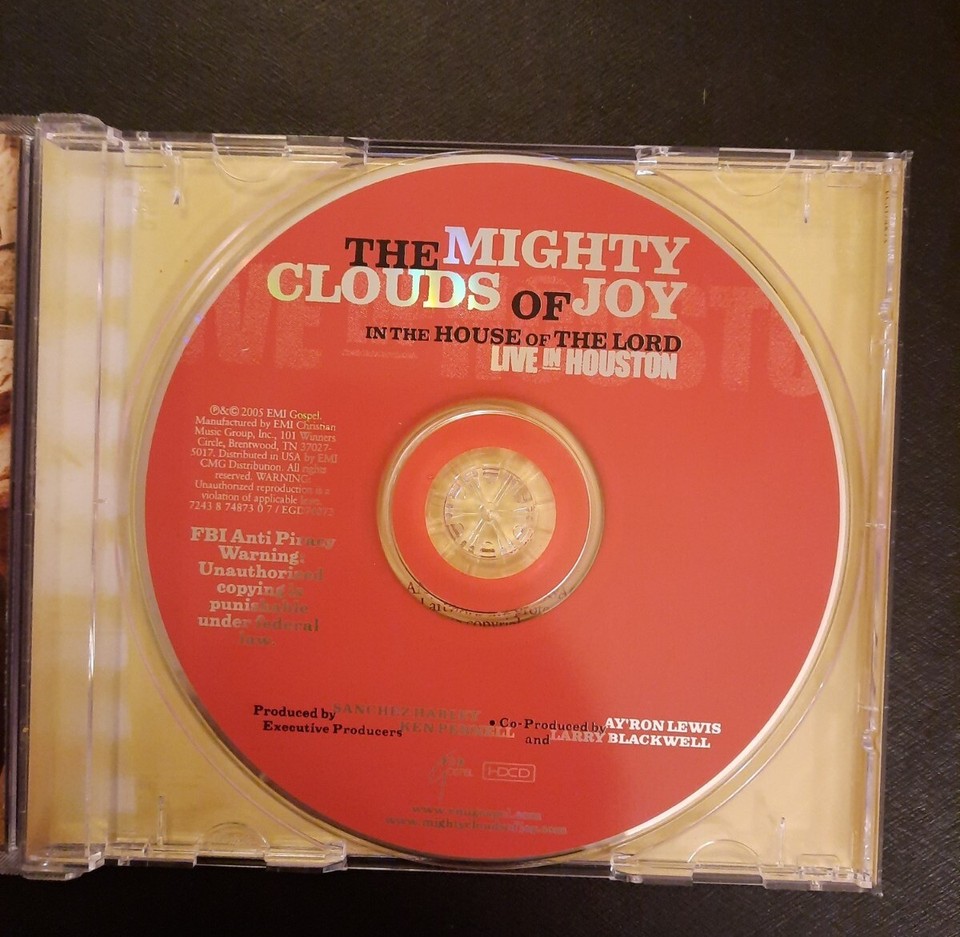 The Mighty Clouds Of Joy In The House Of The Lord Live In Houston CD ...