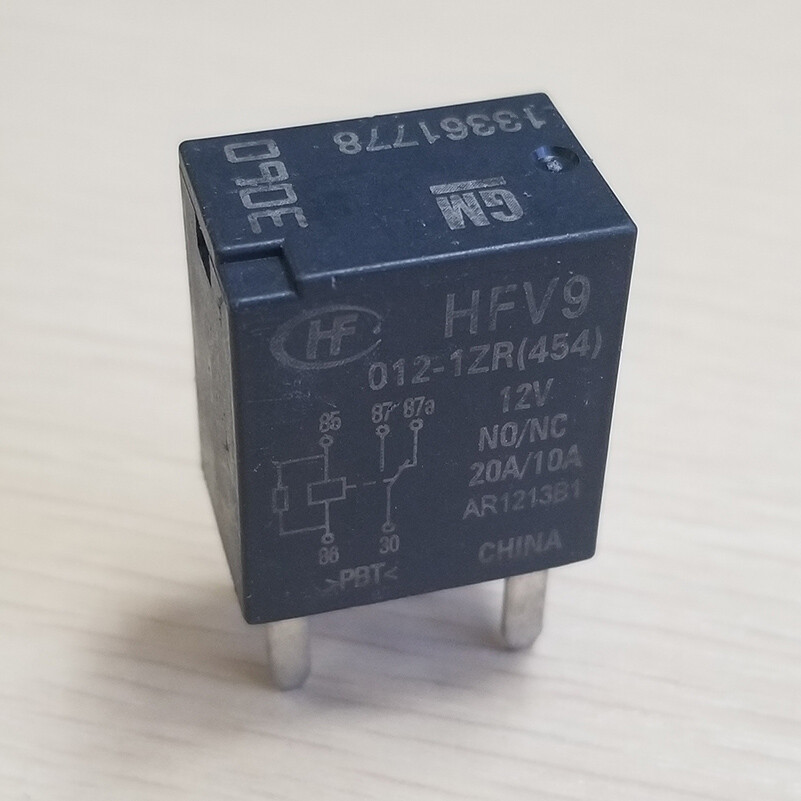 5Pcs HONGFA 13846082 HFV9-012-1ZR 13361778 High Power Relay 12V 20/10A ...