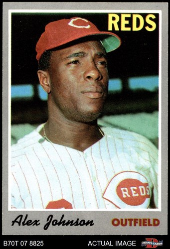 1970 Topps #115 Alex Johnson Reds 7.5 - NM+ | eBay