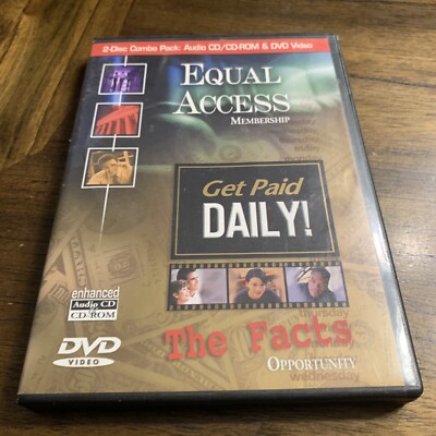 Equal Access Membership Get Paid Daily The Facts Opportunity (DVD & CD, 2003) | eBay