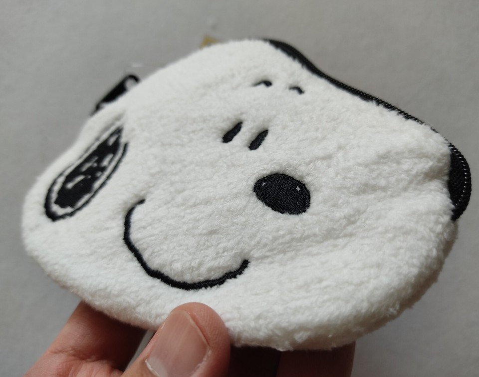 PEANUTS SNOOPY Character Coin Purse & Flat Pouch Case Mini Bag 2pcs Set ...
