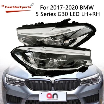 M5 F90 G30 Adaptive LED Headlights For 2017 2018 2019 2020 BMW 5 Series ...