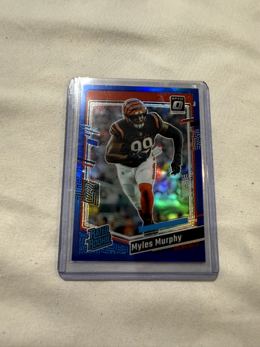 2023 Panini Donruss Optic - Rated Rookie Myles Murphy #222 Aqua Prizm ...