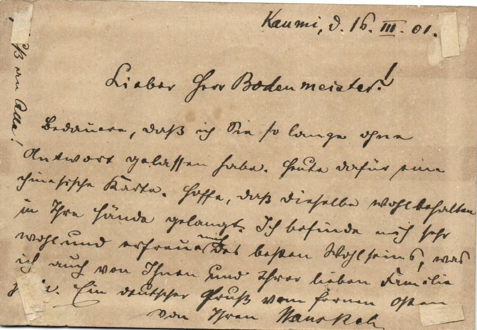 CHINA 1901 Peking Cover Dragon Kiaochow German Post Mixed franking ...