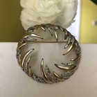 Vintage Sarah Coventry Fire & Ice Two Tone Silver Gold Brooch | eBay