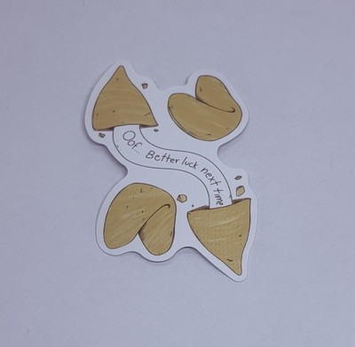 “Better Luck Next Time” Sticker Sarcastic Humor Decal Vinyl Art Decor ...