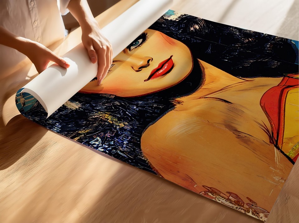 Wonder Woman Lynda Carter A3 Art Print Poster Classic 80s TV Movies | eBay