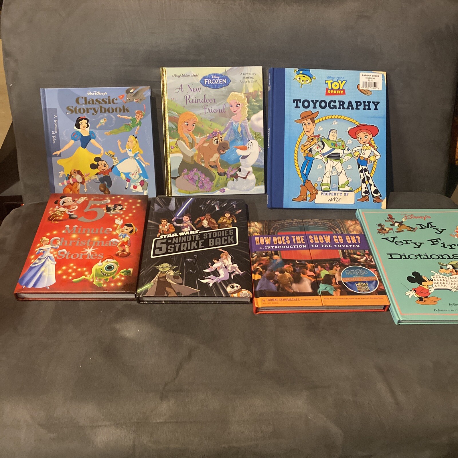 Walt Disney Oversize Large Books Hardcover Lot Of 7 Classic Stories ...
